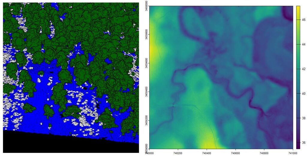 Module 2: Creating raster products from point clouds - The Jones Center ...